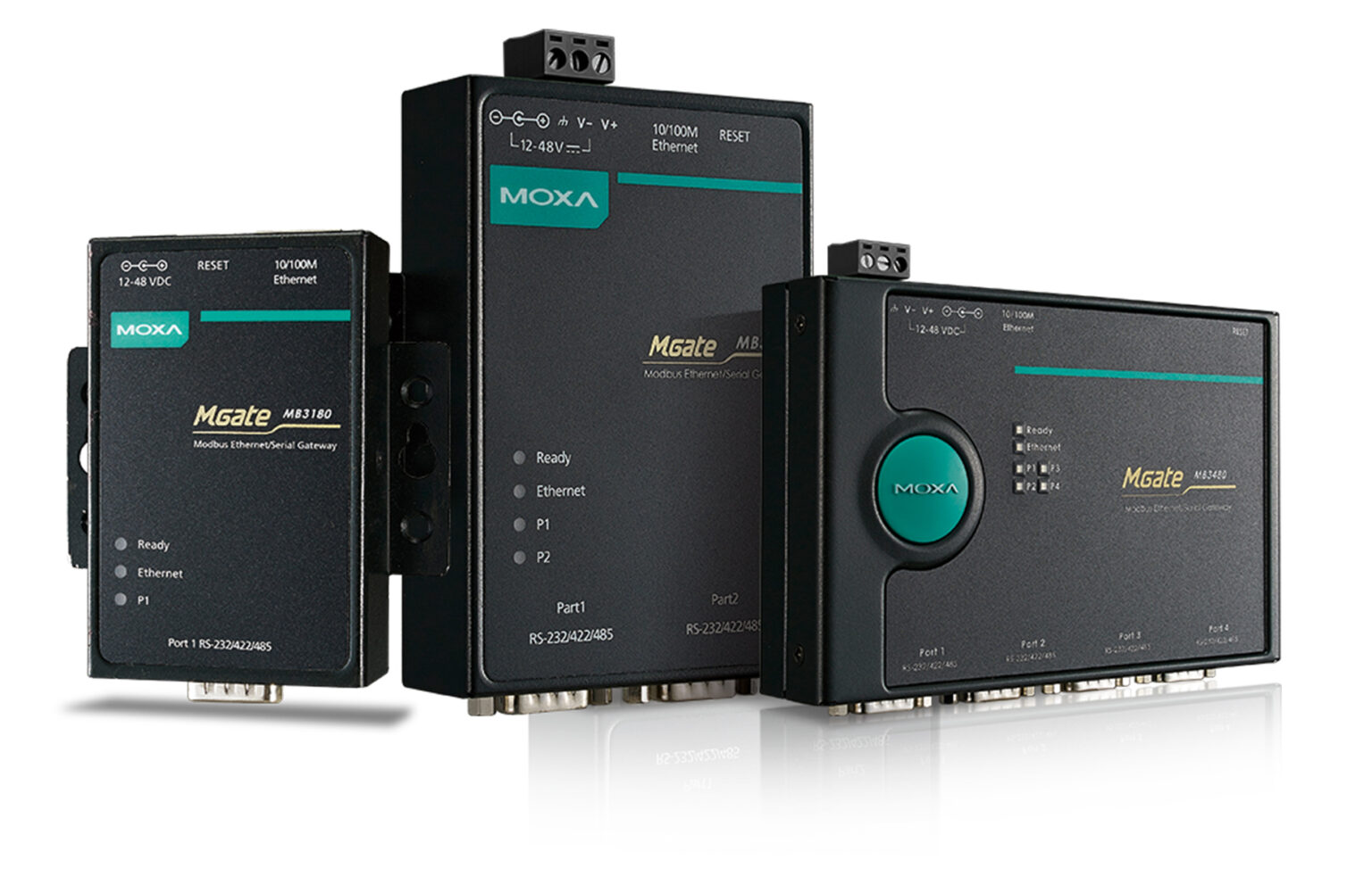 Moxa ﻿MGate MB3180 / MGate MB3280 / MGate MB3480