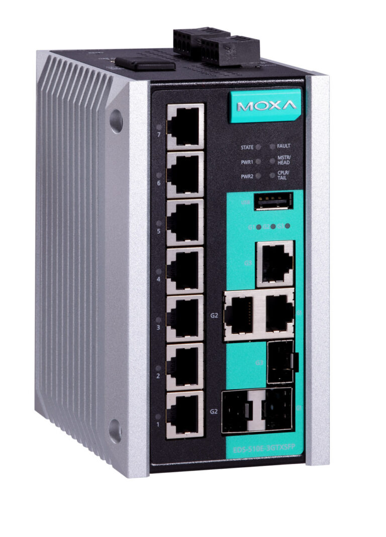 Moxa EDS-510E Serisi | Yönetilebilir Ethernet Switch